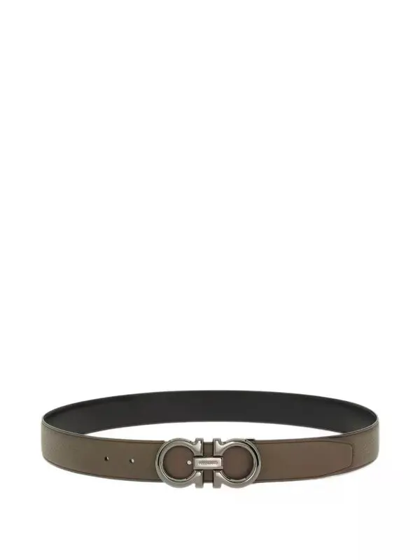 FERRAGAMO Reversible And Adjustable Gancini Belt
