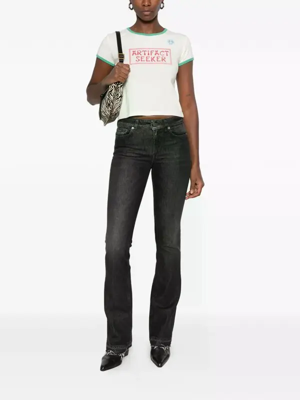 MOTHER Graphic-print Ringer T-shirt