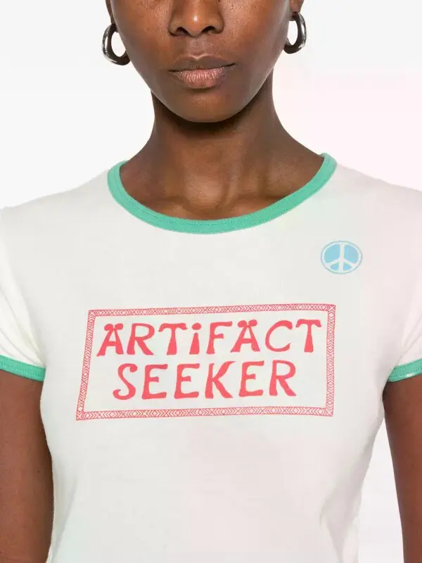 MOTHER Graphic-print Ringer T-shirt