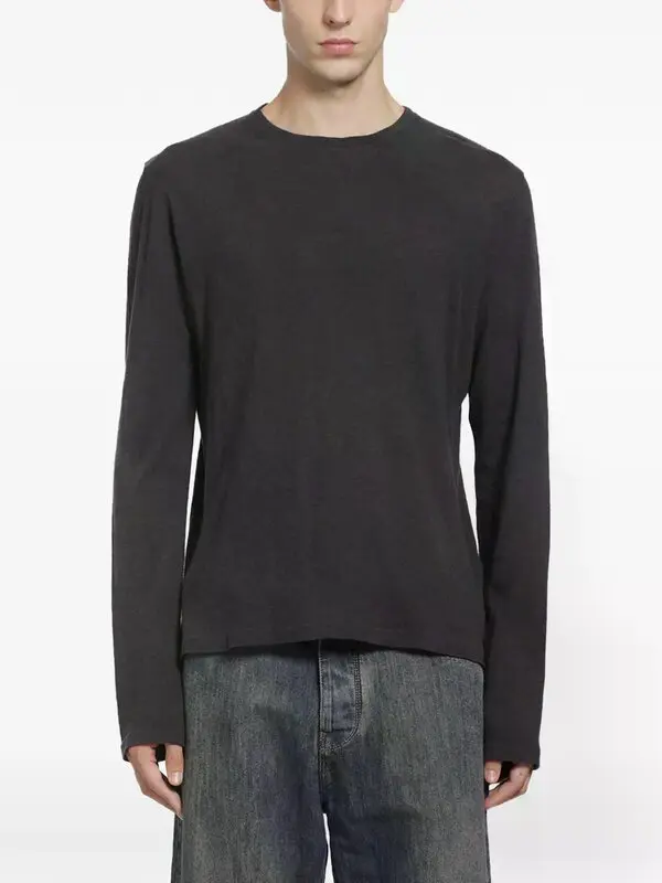 Our Legacy Bandaid Longsleeve Pure Graphite Cloudskin Jersey - Brown