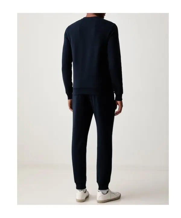 Emporio Armani Long-sleeve Crew-neck Sweatshirt And Sweatpants 2-piece Set