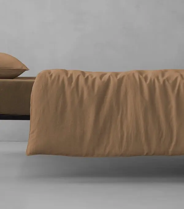 SOCIETY LIMONTA Linen Canyon Rem Super King Duvet Cover - Brown