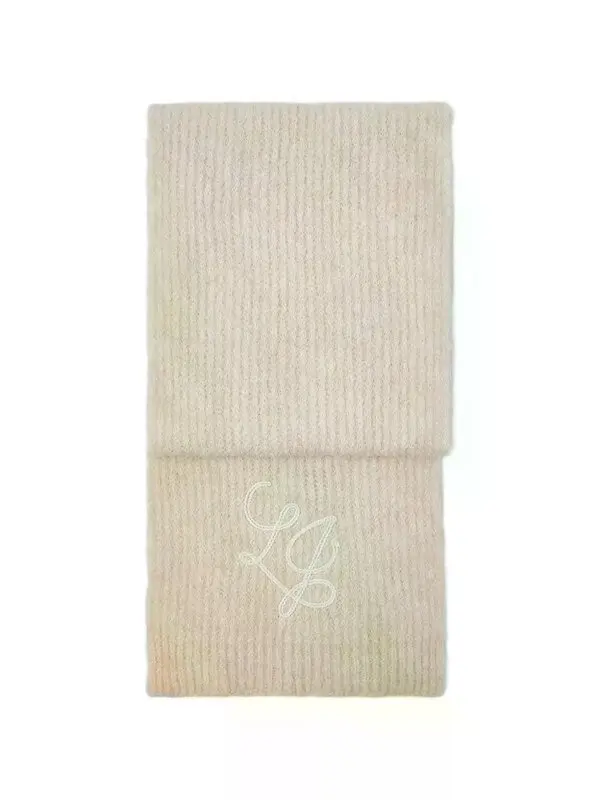 Liu Jo Scarf In A Wool Blend - Neutrals