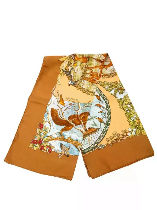 Hermès 20th Century Les Quatre Saisons Silk Scarf 90 Scarves - Multicolour