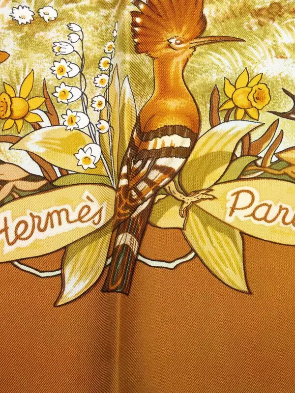 Hermès 20th Century Les Quatre Saisons Silk Scarf 90 Scarves