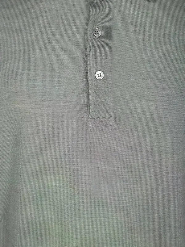 DELL'OGLIO Fine-knit Polo Shirt