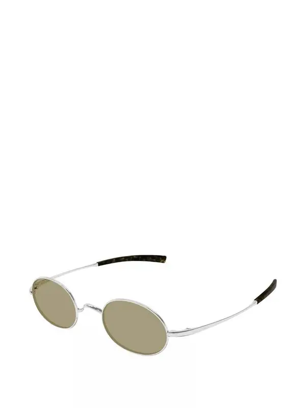 Saint Laurent Oval-frame Sunglasses - Silver