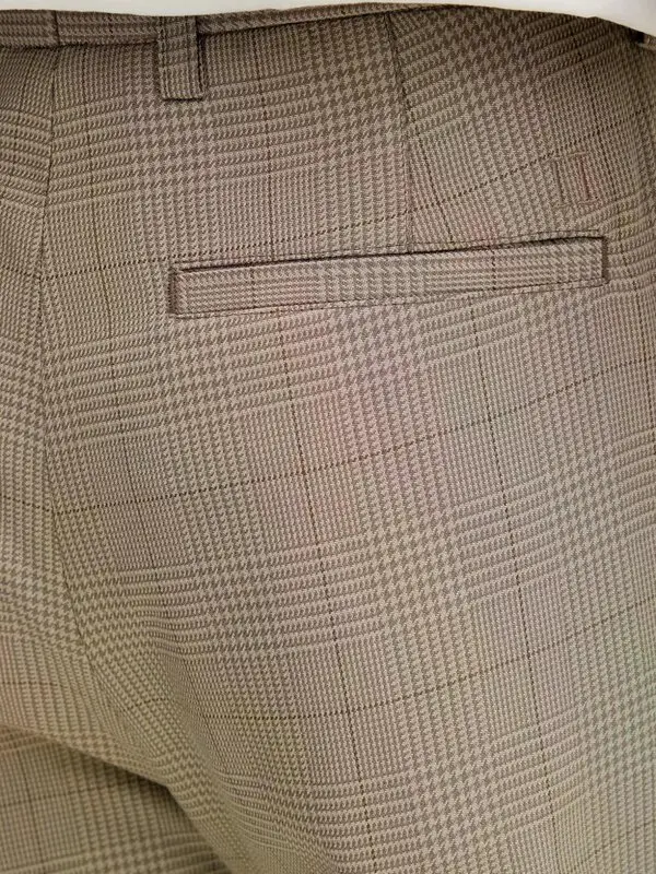 LES DEUX Randall Checked Trousers