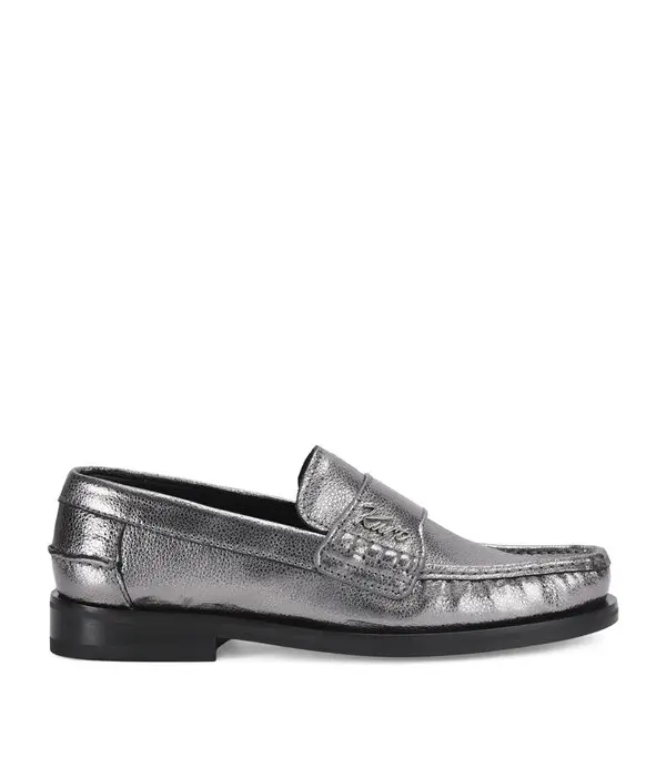 Kurt Geiger Leather Lombard Loafers