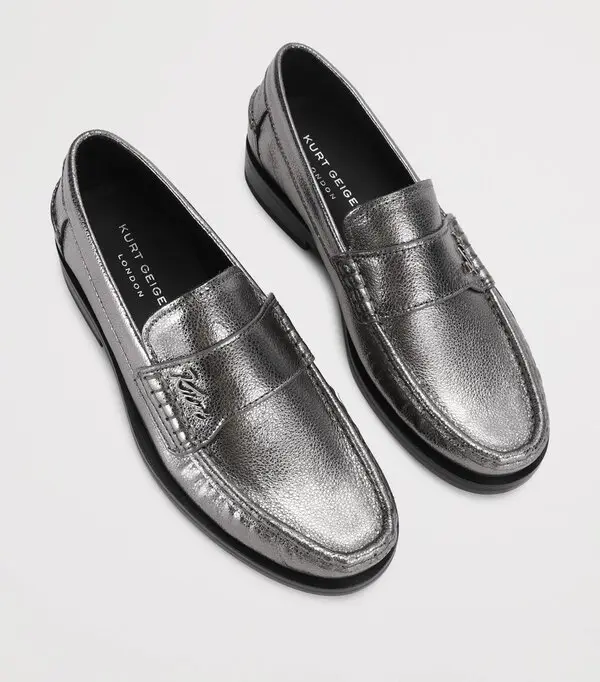 Kurt Geiger Leather Lombard Loafers