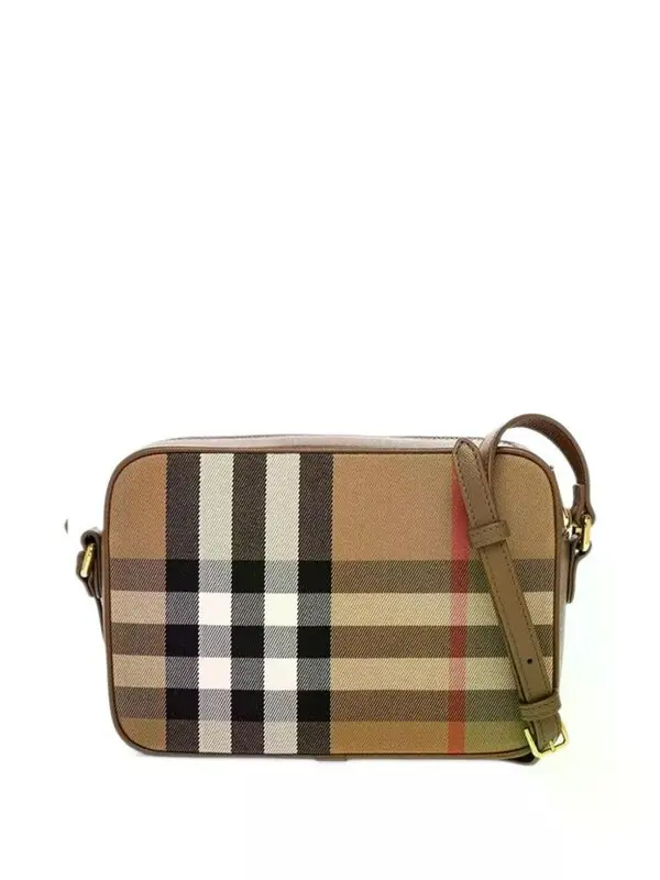 Burberry Check Camera Crossbody Bag