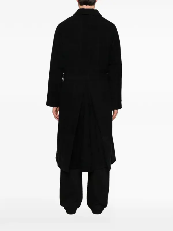 LABEL UNDER CONSTRUCTION Check-pattern Belted Single-breasted Coat
