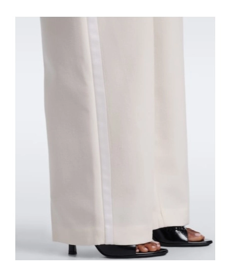 Magda Butrym Silk Wool Wide-leg Trousers