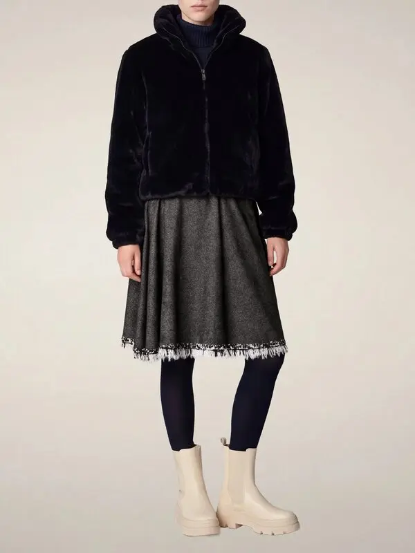 SAVE THE DUCK Reversible Faux Fur Jacket