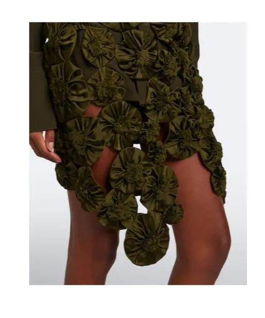 Victoria Beckham Floral-decorated Midi Dress
