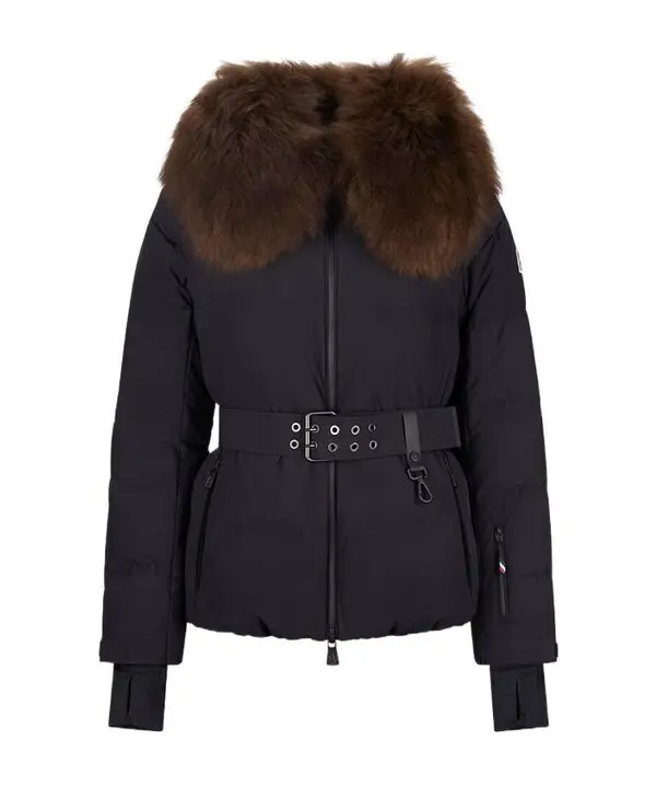 Moncler Sioule Shearling-trimmed Insulated Ski Jacket