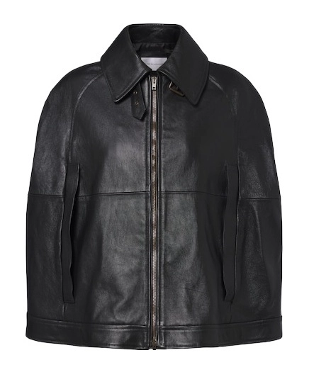 7 For All Mankind Leather Cape - No