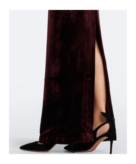 Roland Mouret Embellished Velvet Gown
