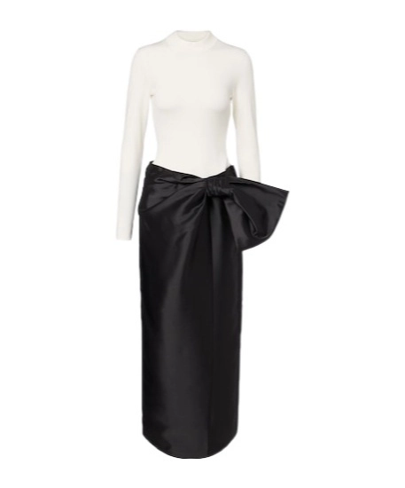 Simkhai Waist-cinching Big Bow Dress - No