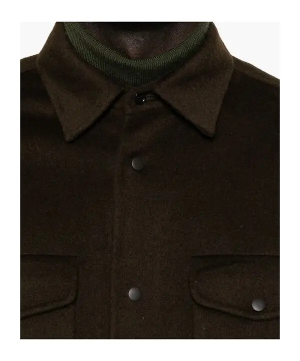 Aspesi Wool-felt Shirt Jacket
