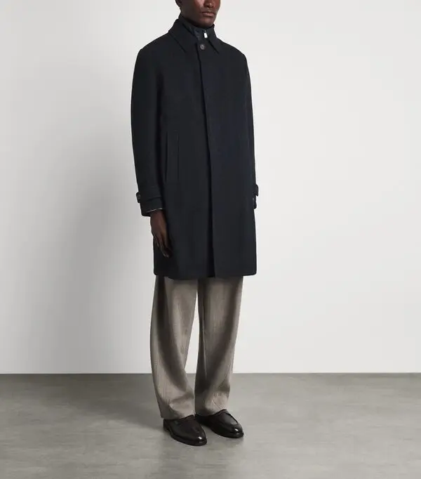 Corneliani Virgin Wool-cashmere Overcoat