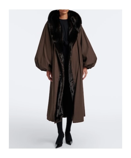 Magda Butrym Cotton Wrap Coat