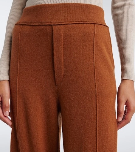 Jardin Des Orangers Wool And Cashmere Wide-leg Pants