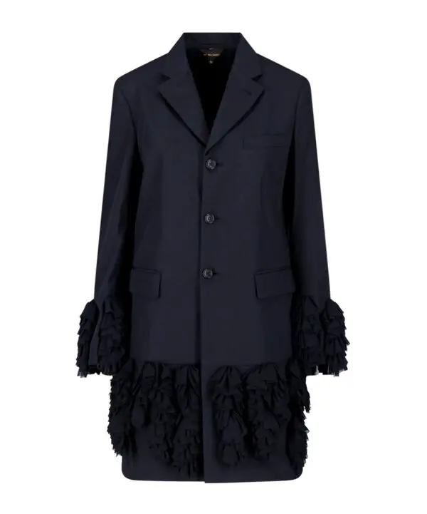 Comme Des Garçons Single-breasted Jacket - Black