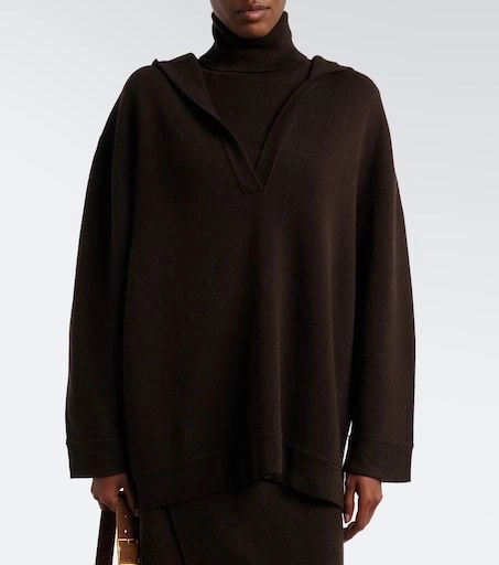 Jardin Des Orangers Hooded Wool And Cashmere Sweater