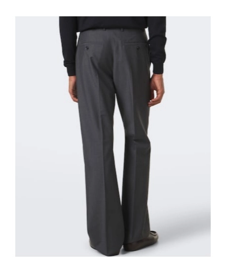 JIL SANDER Wool And Mohair Bootcut Pants