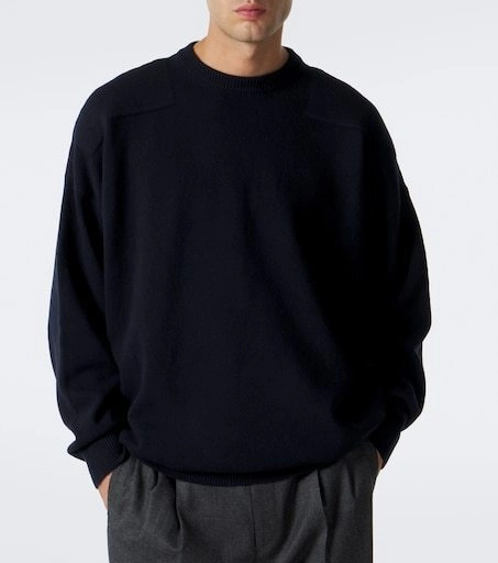 JIL SANDER Minimalist Wool-blend Knit Top