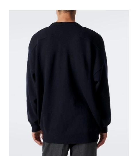JIL SANDER Minimalist Wool-blend Knit Top