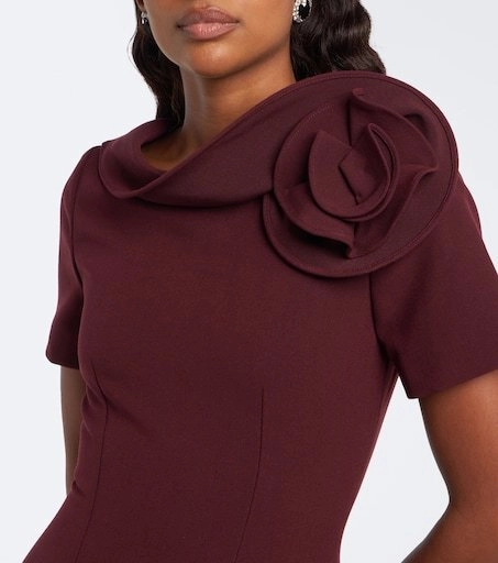 Roland Mouret Mid-sleeve Knee-length Dress