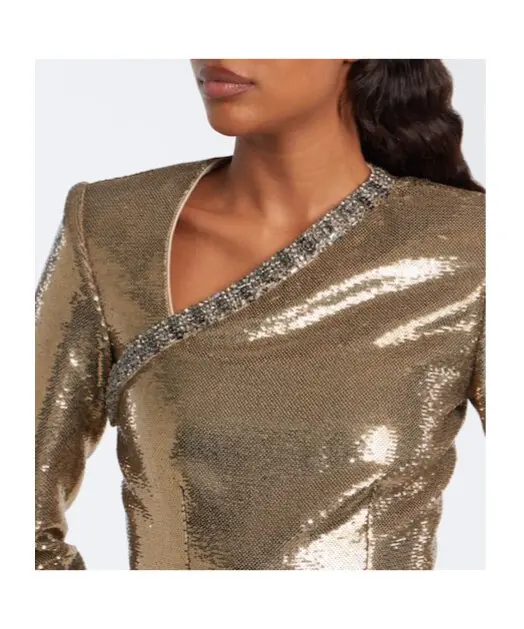 Roland Mouret Sequin Evening Dress