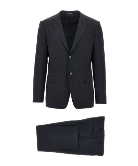 Emporio Armani Single-breasted Wool-blend Suit