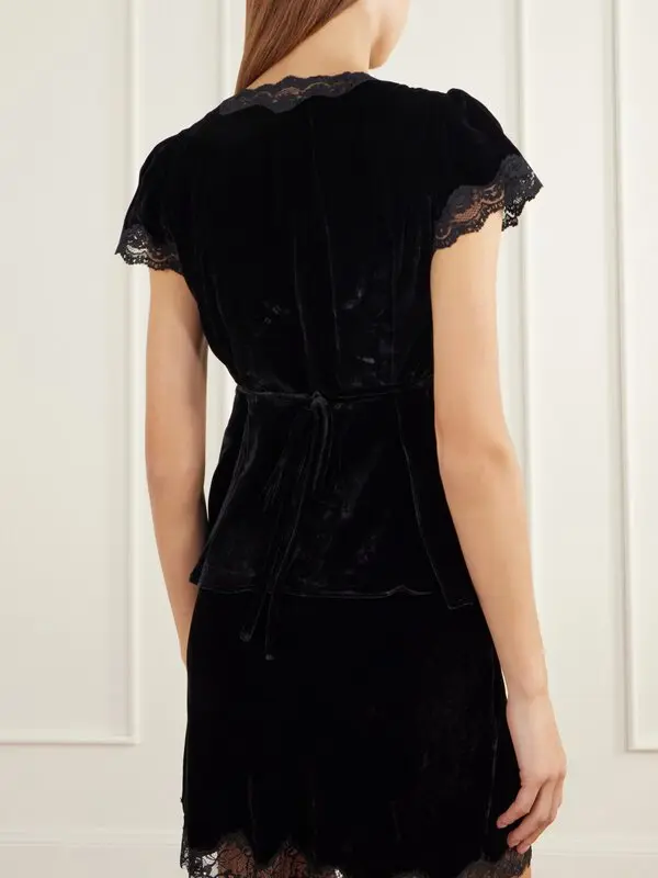 Rixo V-neck Top