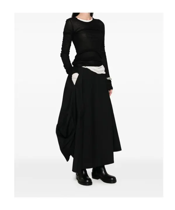 Comme Des Garçons Asymmetric Draped Skirt