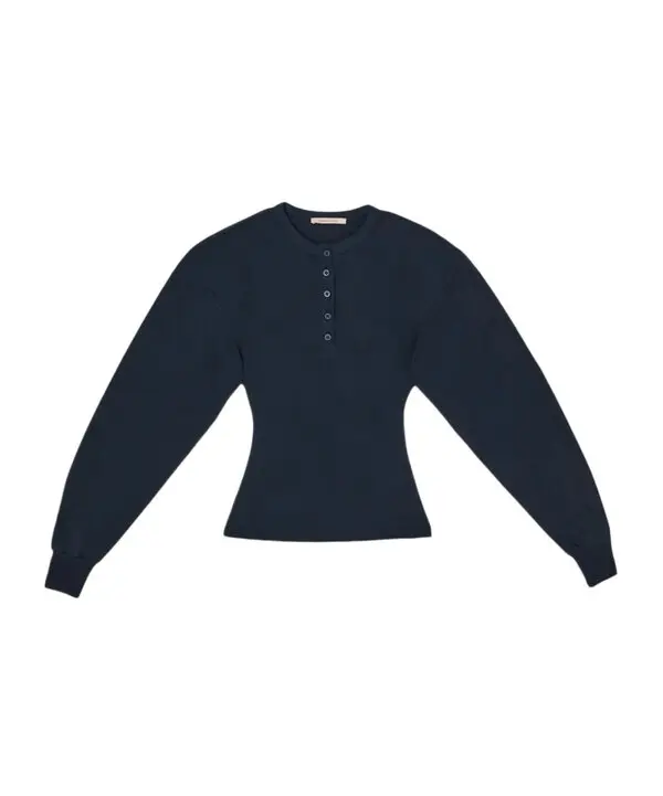 Paloma Wool Long-sleeve Polo Shirt - Blue