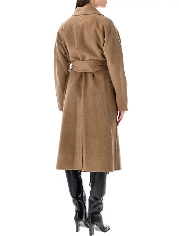 Soeur Harvard Belted Wrap Coat - No