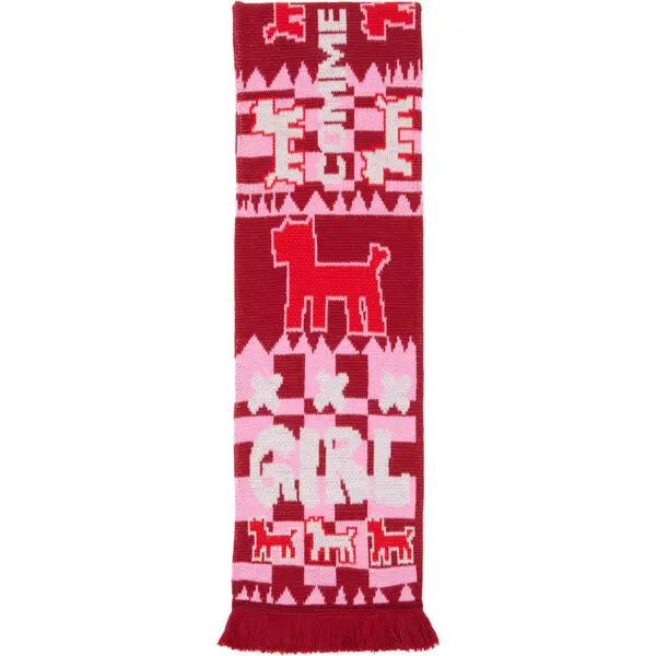 Comme Des Garçons Color-block Scarf