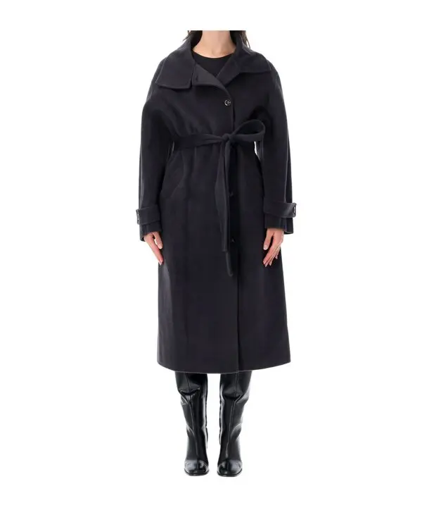 Soeur James Belted Long Coat
