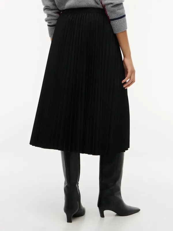 Tommy Hilfiger Pleated Midi Skirt