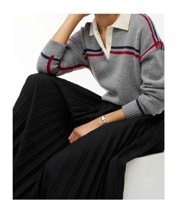 Tommy Hilfiger Pleated Midi Skirt
