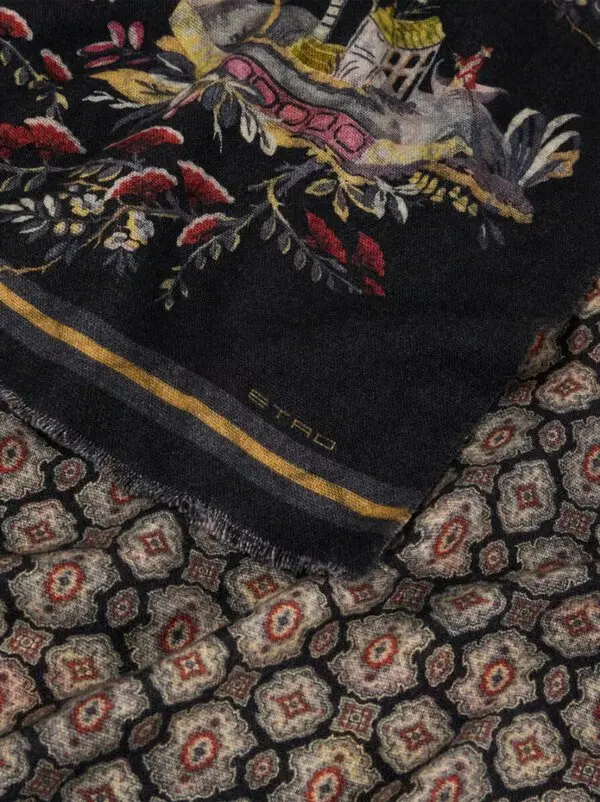 Etro Floral Printed Scarf
