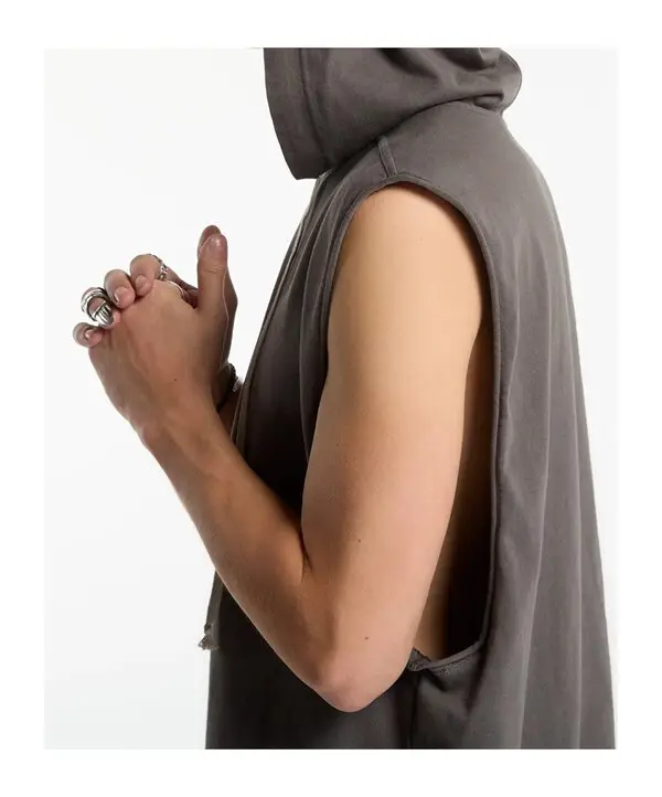 Rick Owens Sleeveless Hoodie