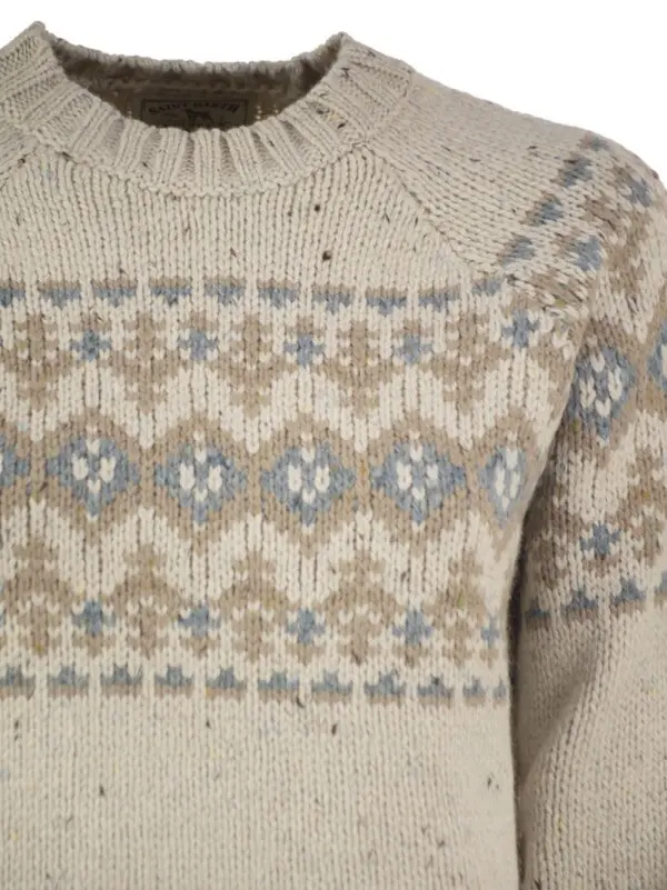 MC2 SAINT BARTH Merida Fair Isle Knitted Sweater