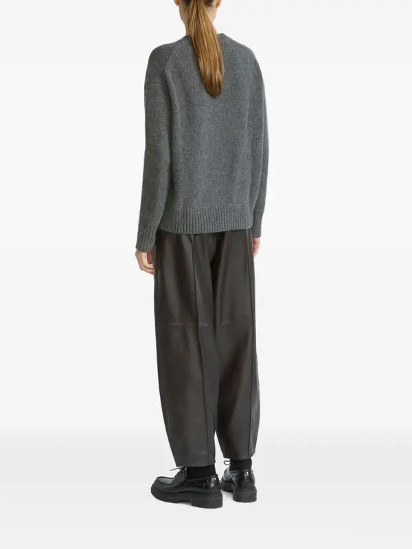 YVES SALOMON Leather Balloon Trousers