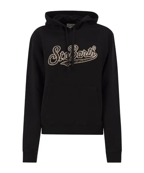 MC2 SAINT BARTH Virginia Animal Logo Hoodie - No