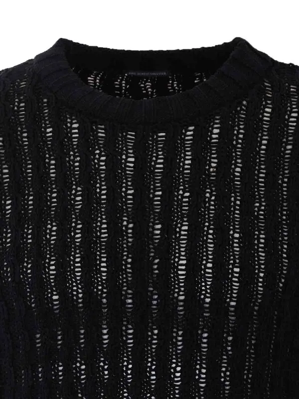 ANN DEMEULEMEESTER Long-sleeve Knit Top