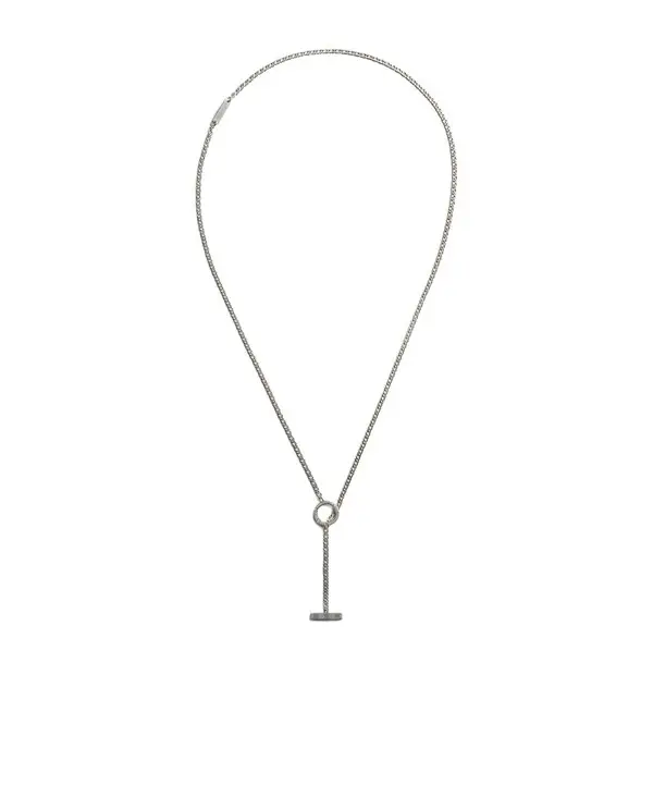 Bottega Veneta Veneta Chain Necklace - Silver